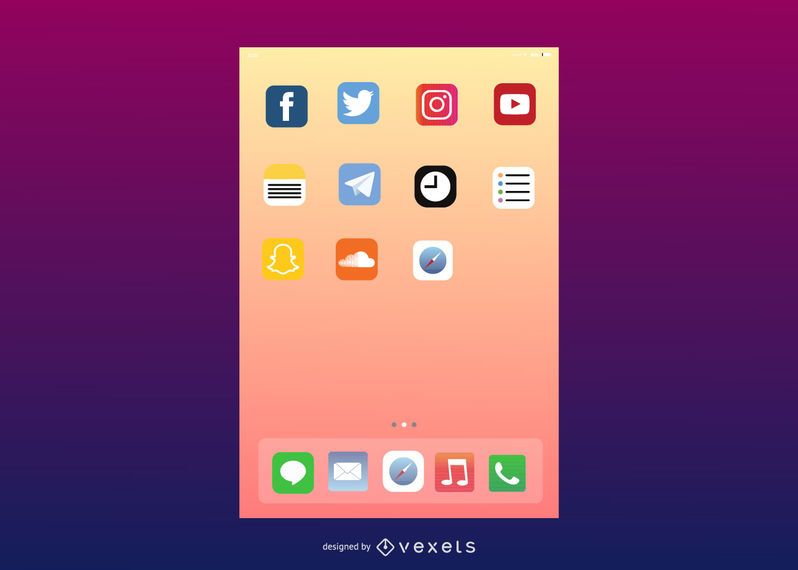 Vector User Interface Of IOS7 - Vector Download