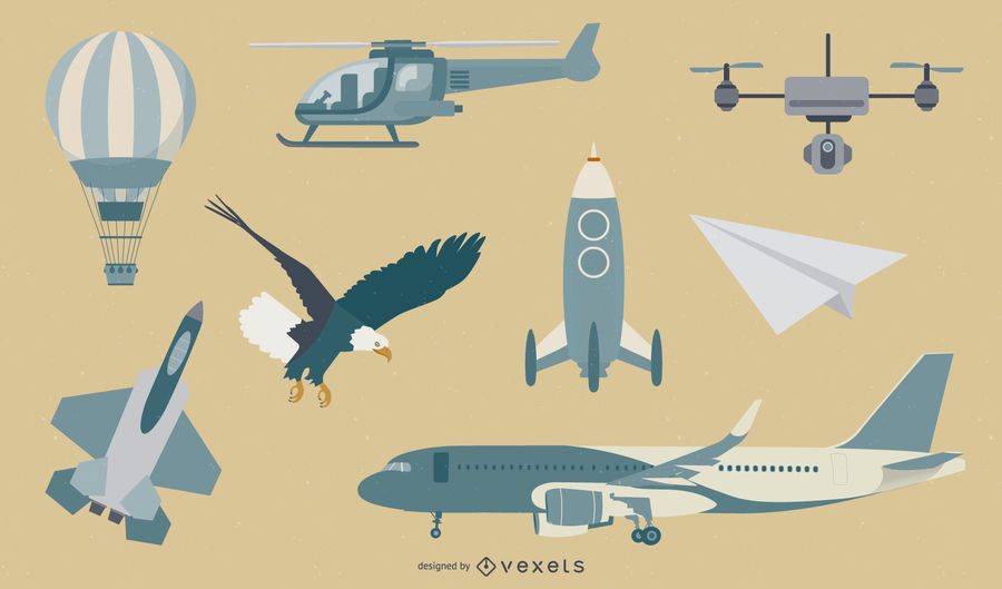 Things That Fly - Vector Download