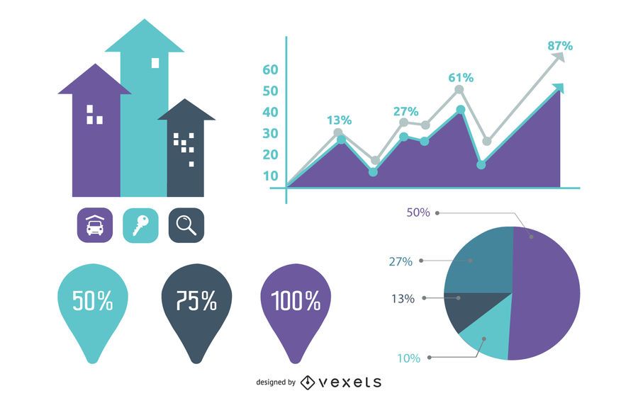 Gráfico De Información Gráfica Vintage - Descargar Vector