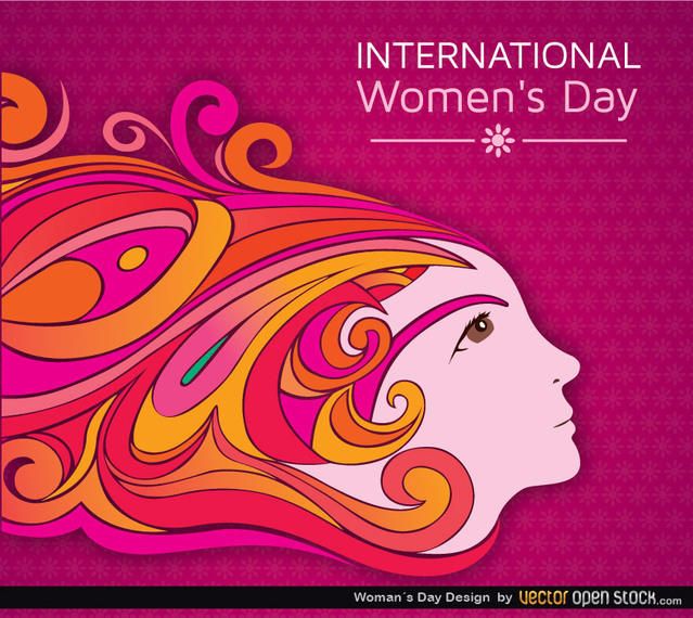 Woman's Day Design - Vector Download