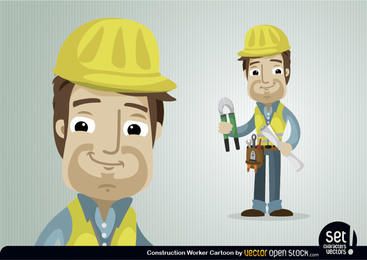 Worker Character Illustration Vector Download