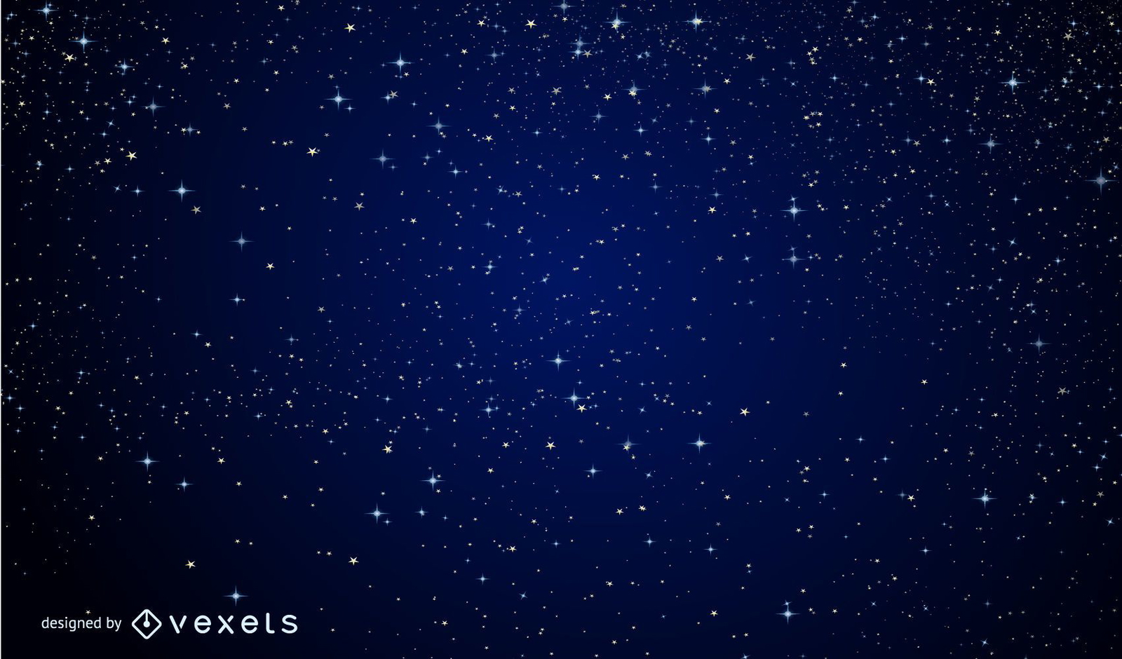 Fondo de medianoche azul mágico espumoso - Descargar vector