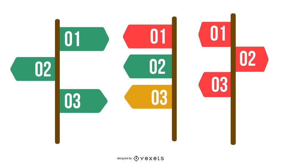 Classy 3 Steps Navigation Infographic - Vector Download Classy 3 Steps Navigation Infographic - Vector Download