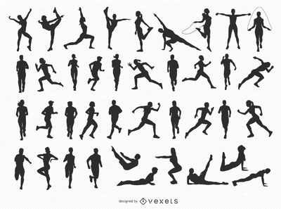 Exercise Silhouette Vector
