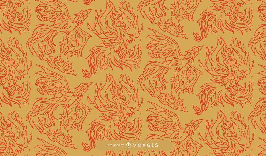 Decorativo Phoenix Pattern Ornamental Pack - Descargar Vector
