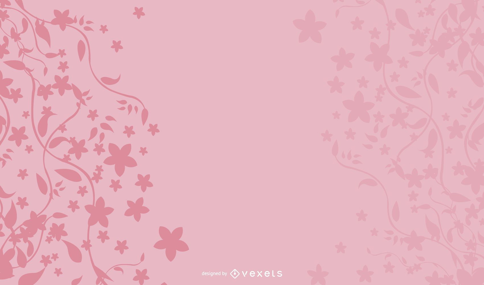 Fundo Floral Rosa Verão - Baixar Vector