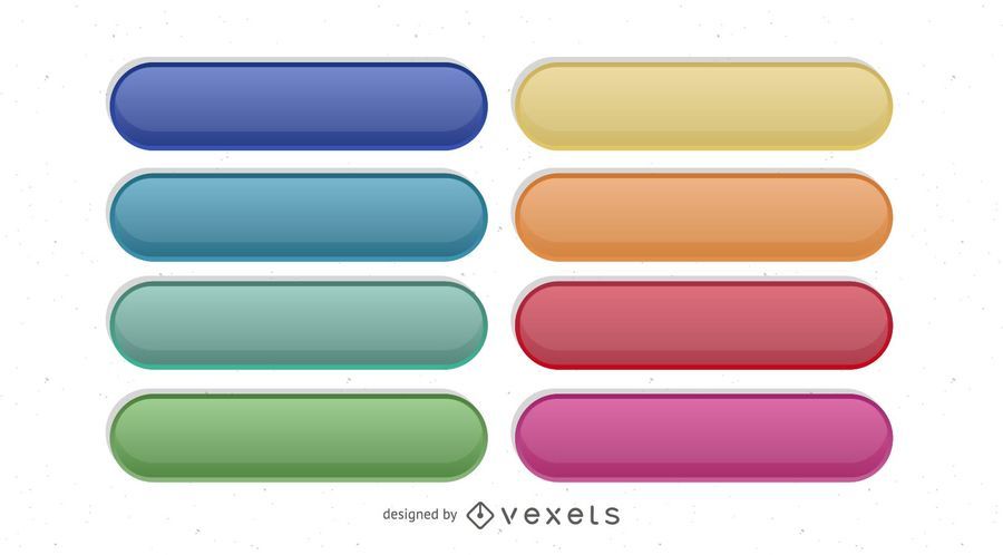 Colección De Botones - Descargar Vector
