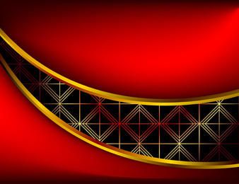 Descarga Vector De Fondo Rojo 3D