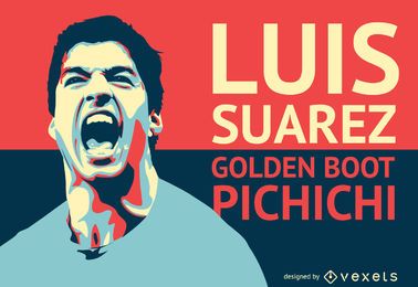 Luis Suarez Football Player Illustration Vector Download