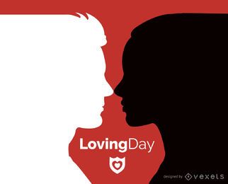 Loving Day Card Vector Download