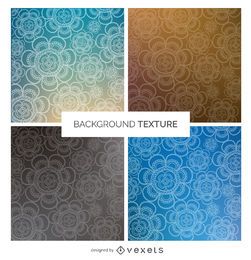 Gradient Floral Background Set Vector Download