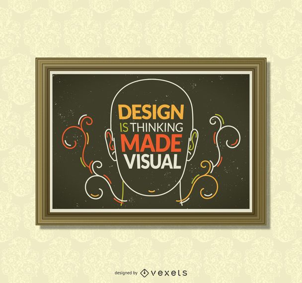 Inspiring Design Poster - Vector Download