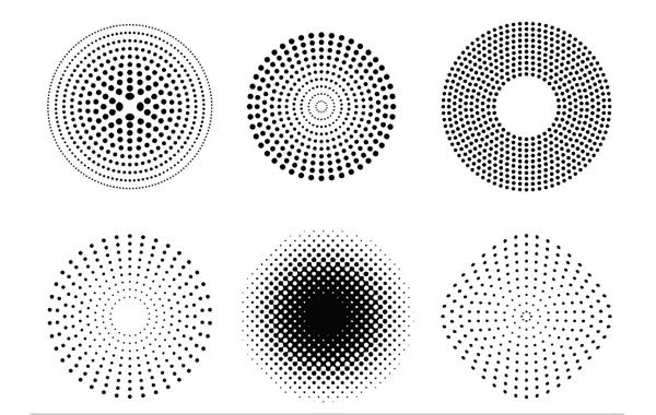 Vector Dots and Halftone Pattern - Vector download