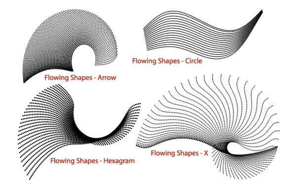 Flowing Shapes Vector Download