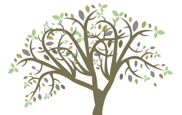 Descarga Vector De Vector árbol Colorido